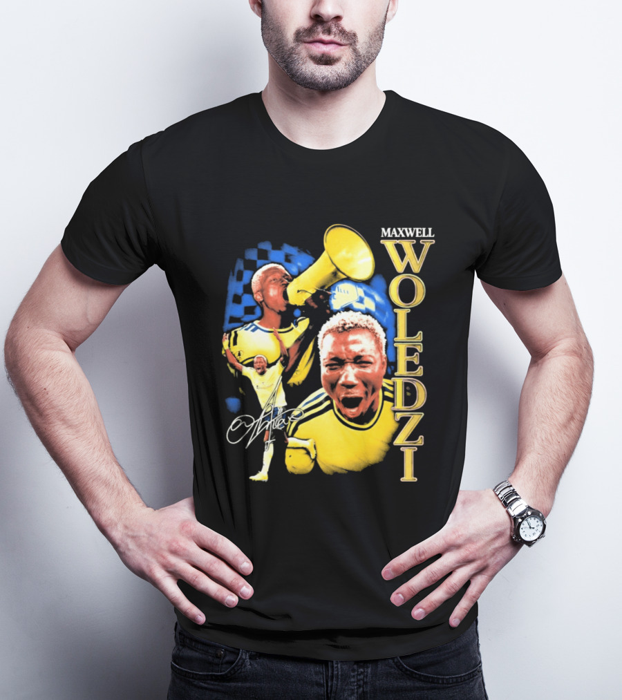 Maxwell Woledzi Nashville SC Vibrant Celebration Soccer T-Shirt