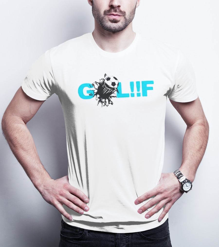 Barcelona GOL!!F Explosion Graphic FC Barcelona X Golf Wang Collaboration T-Shirt