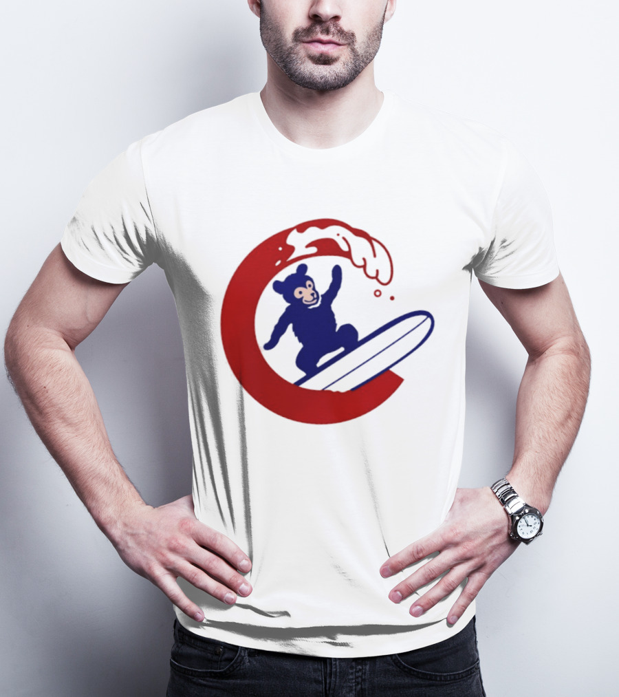 Clark The Cub Surfing Chicago Cubs Baseball 2026 T-Shirt