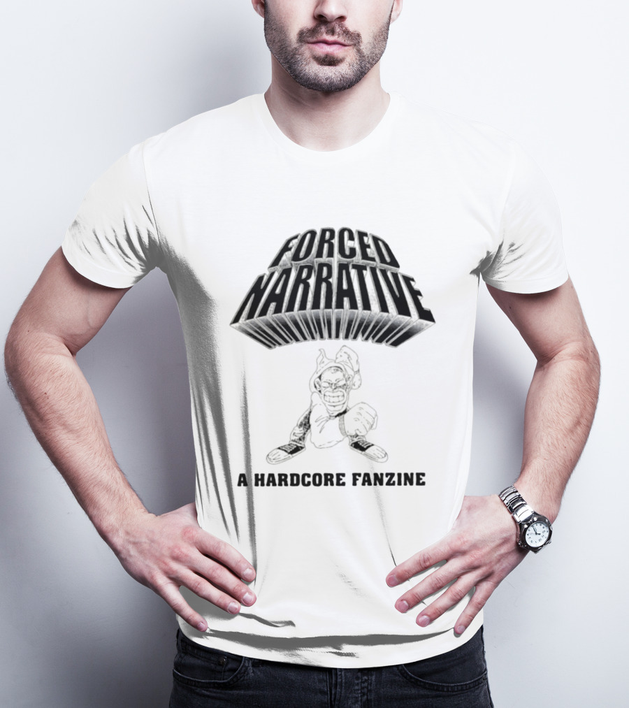 Forced Narrative Hardcore Fanzine Underground Music T-Shirt