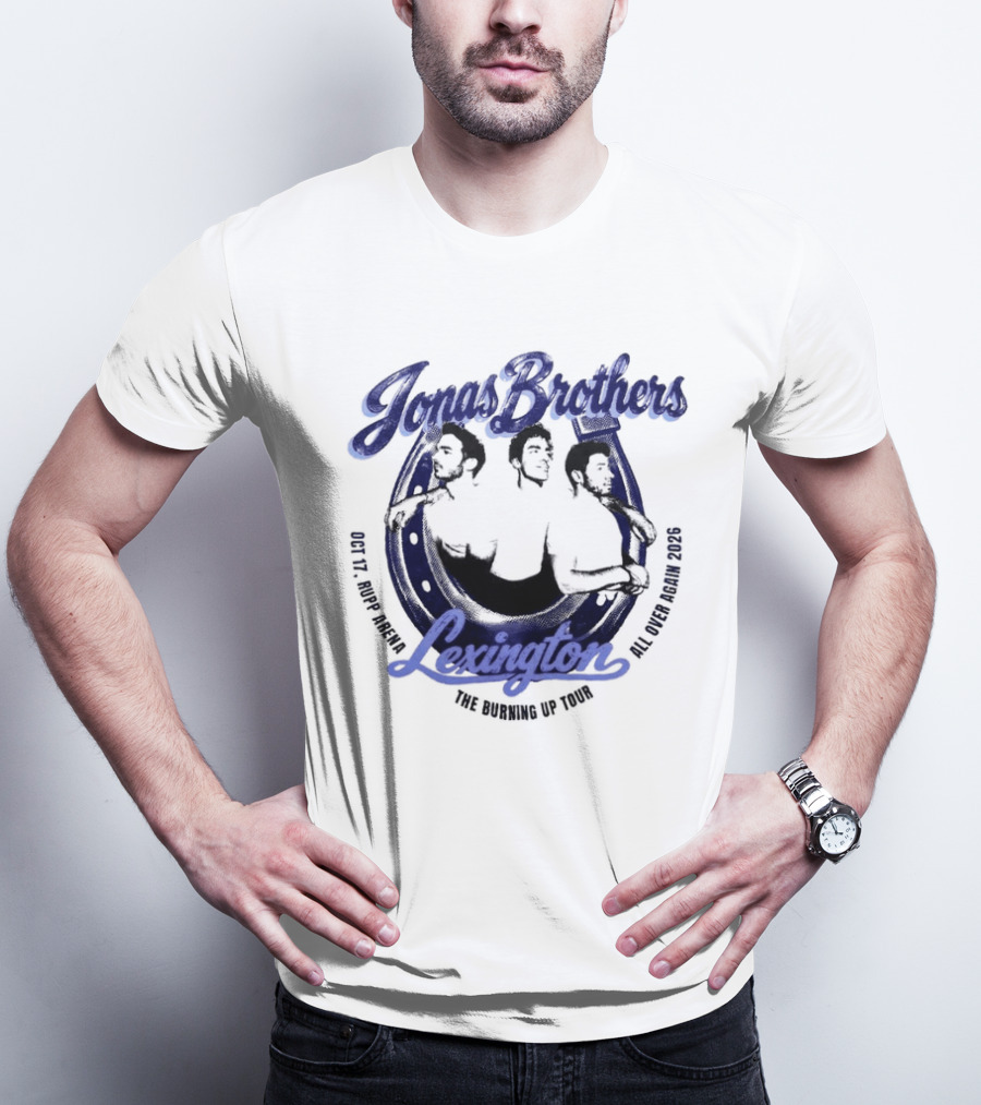 Jonas Brothers Rupp Arena Lexington October 17th 2026 Tour T-Shirt