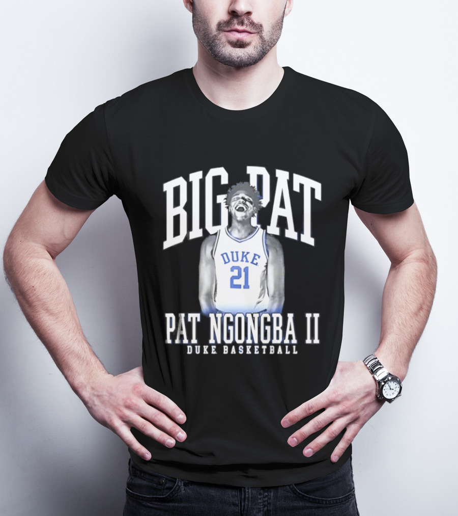 BIG PAT Ngongba II Duke 21 Basketball T-Shirt