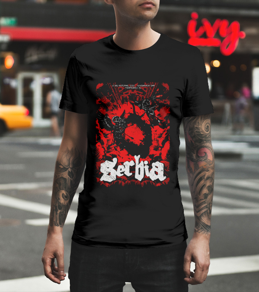 Serbia Live At Escenario GNP Seguros Monterrey NL 17 De Octubre 2026 Event Essentials T-Shirt