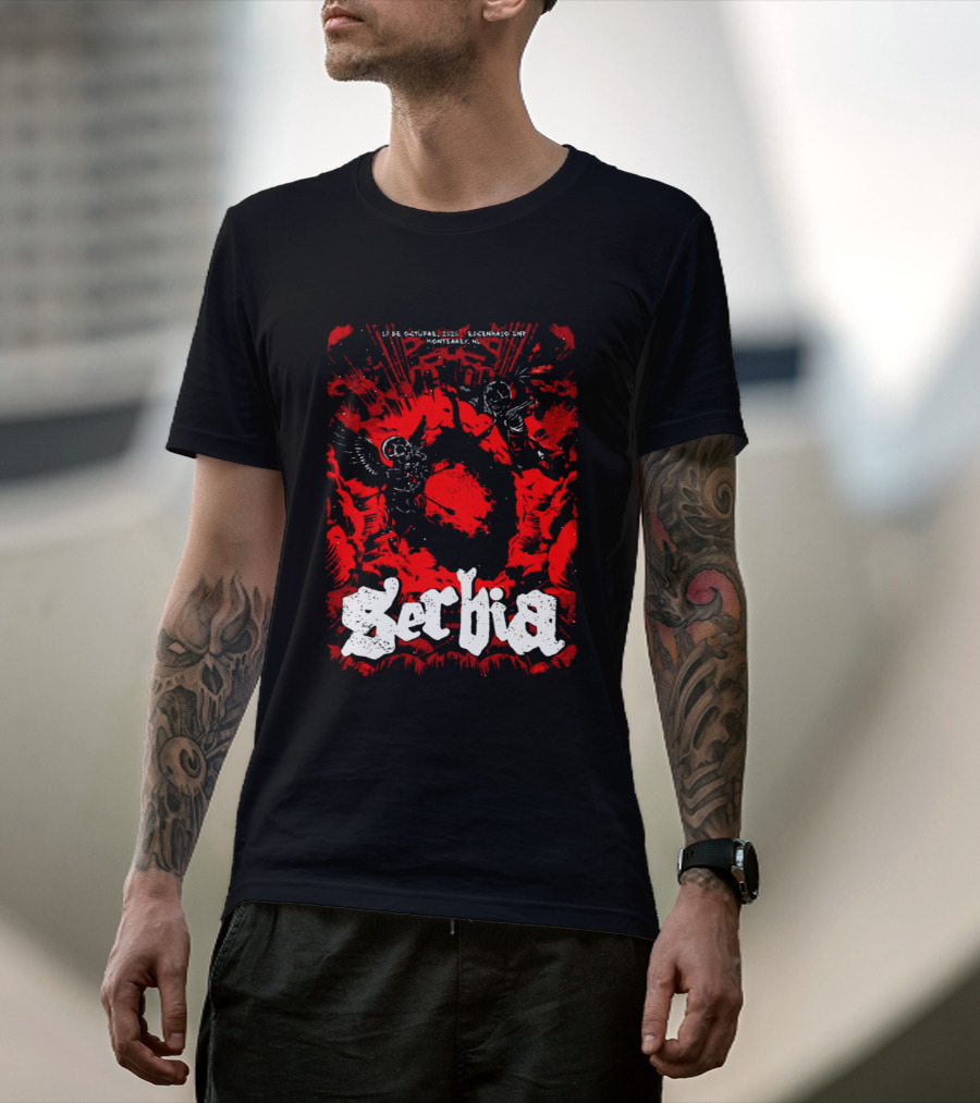 Serbia Live At Escenario GNP Seguros Monterrey NL 17 De Octubre 2026 Event Essentials T-Shirt