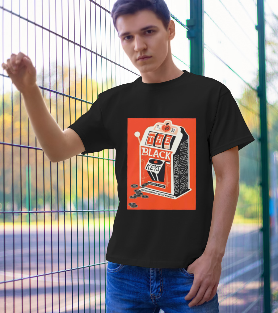 The Black Keys Caesars Windsor Ontario Peaches 'N Kream Oct 18 2026 T-Shirt