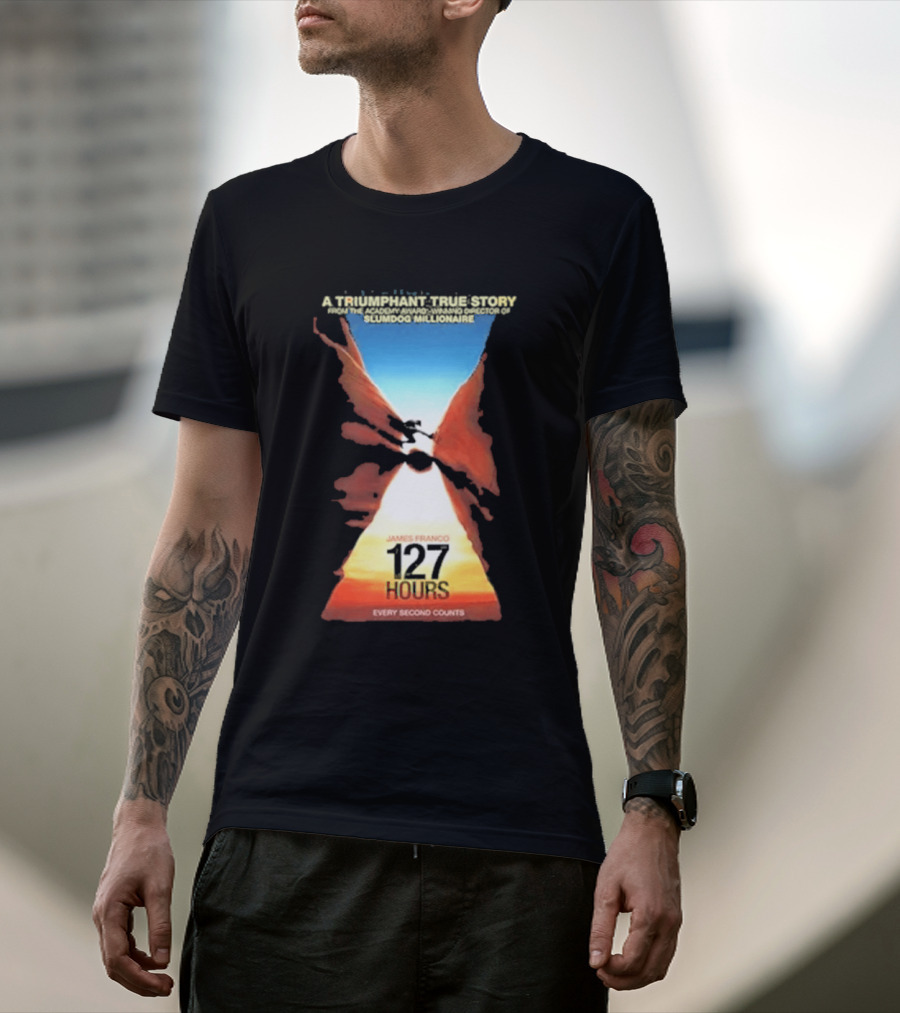 James Franco 127 Hours Every Second Counts T-Shirt