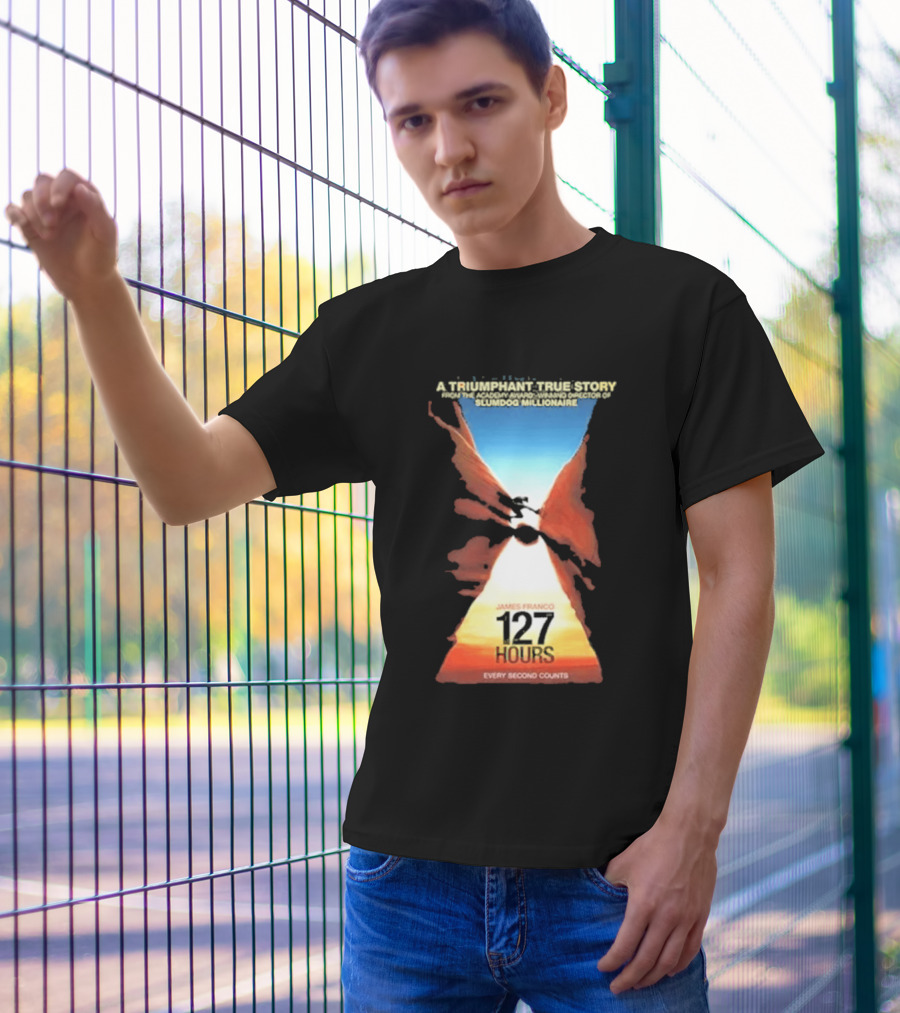 James Franco 127 Hours Every Second Counts T-Shirt