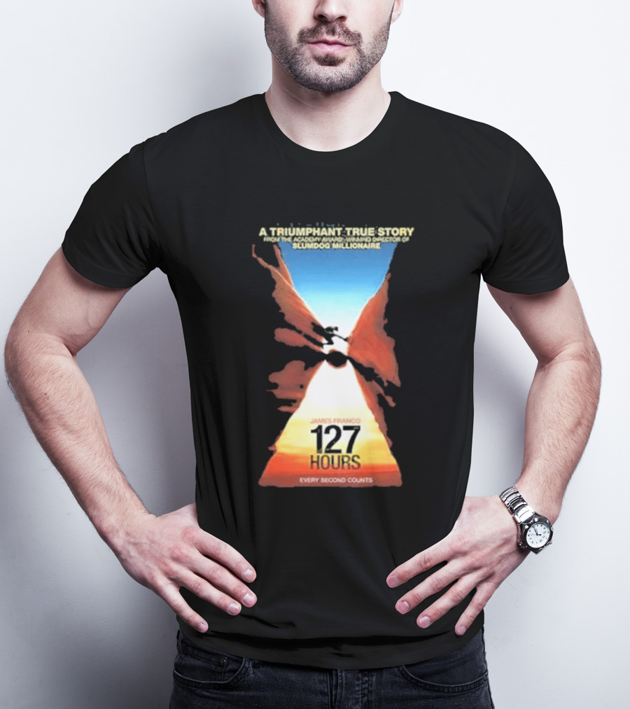 James Franco 127 Hours Every Second Counts T-Shirt