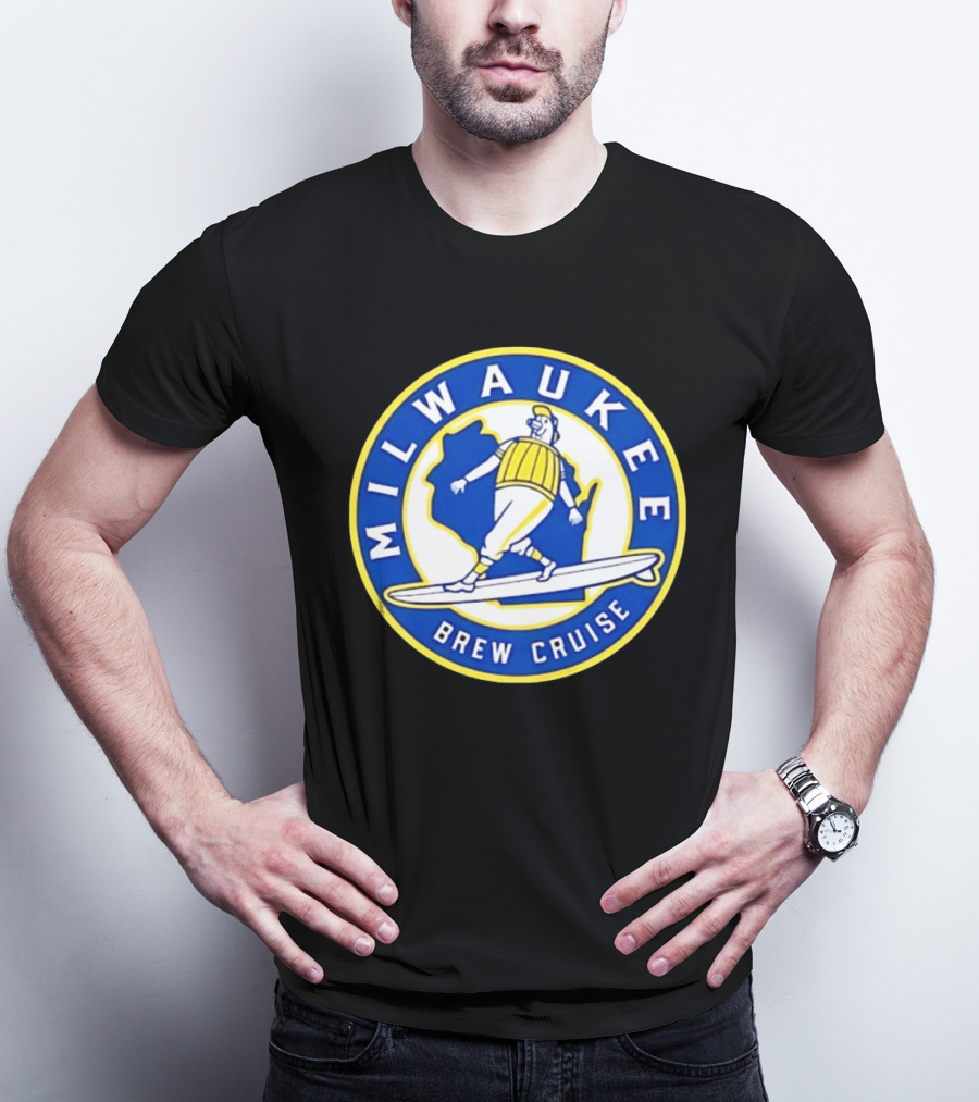 Milwaukee Brew Cruise Barrelman Surfing 2026 T-Shirt
