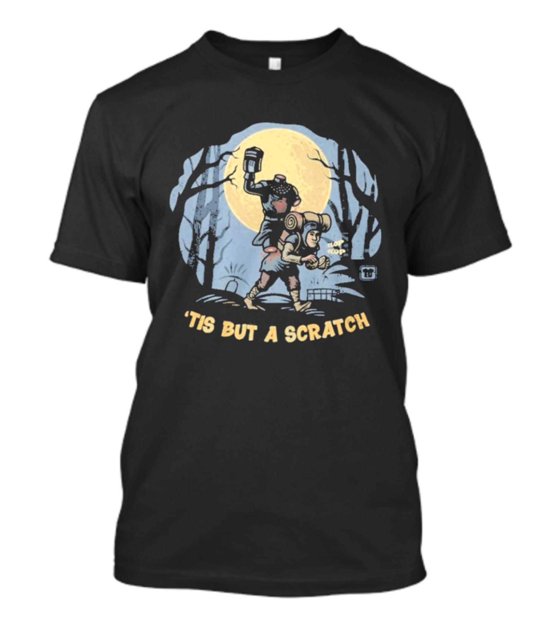 Tis But A Scratch Headless Horseman Knight T-Shirt