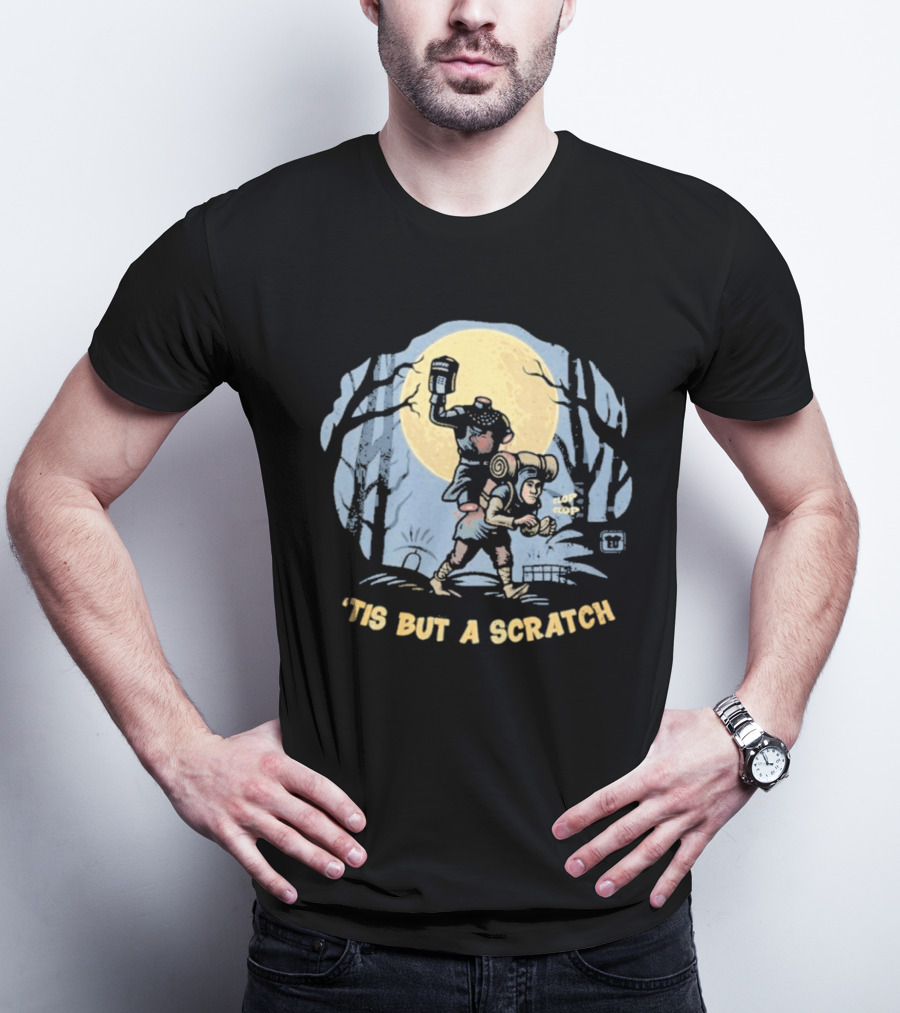 Tis But A Scratch Headless Horseman Knight T-Shirt