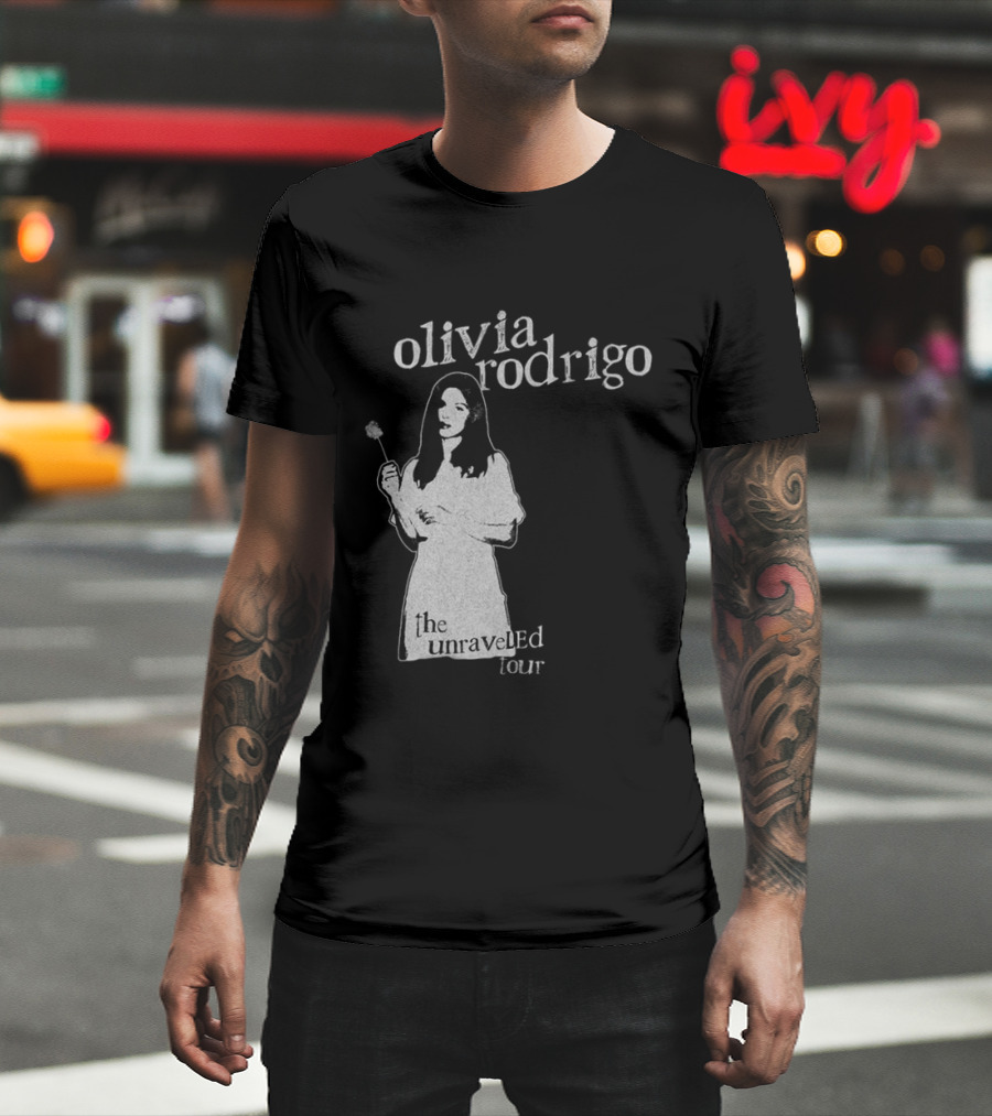 Olivia Rodrigo Unraveled Tour Dates 2026 2027 Dandelion T-Shirt