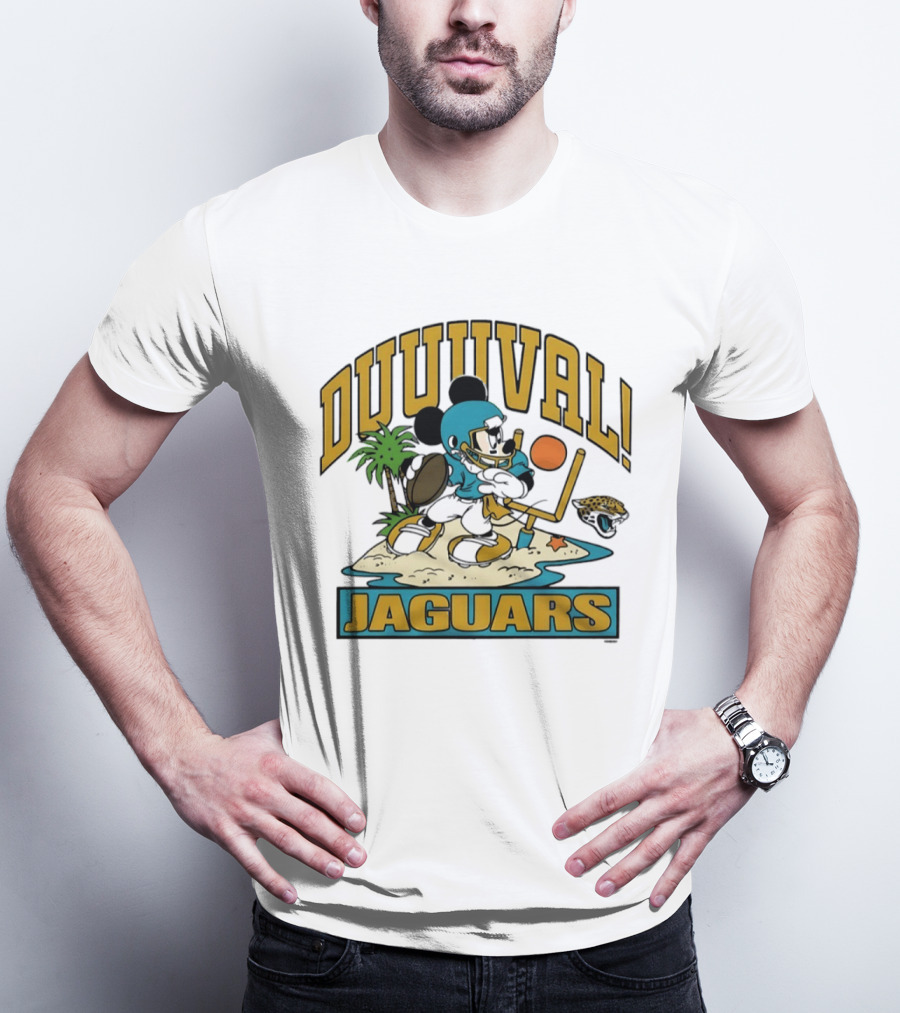 Duuuval Jaguars Mickey Mouse Football 2026 T-Shirt