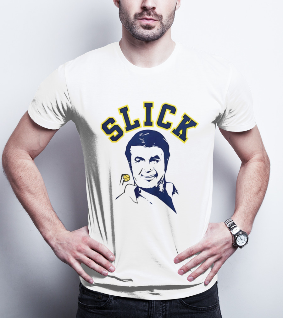 Slick Bobby Leonard Indiana Pacers Legend Basketball T-Shirt