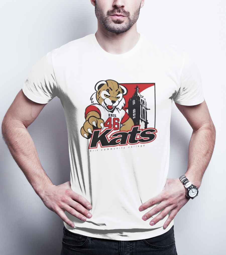 SUNY Erie Community College Kats 46 Sports Team 2026 T-Shirt