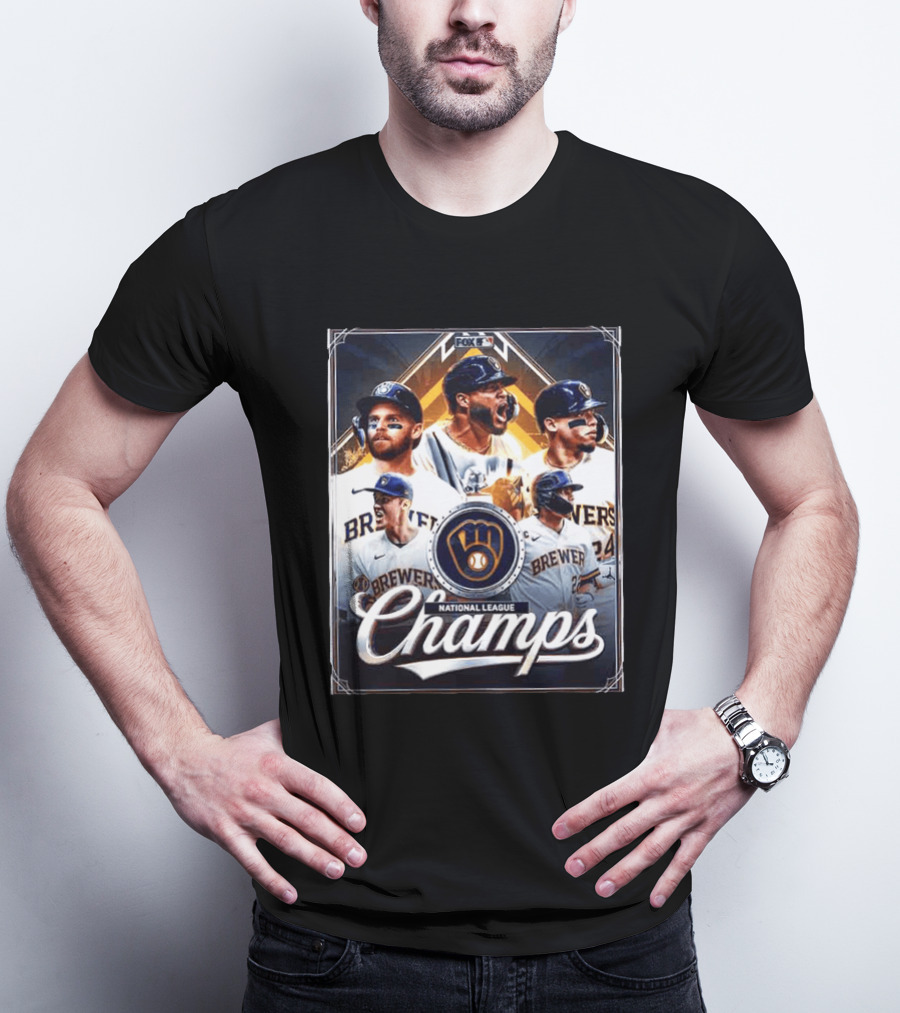 Milwaukee Brewers National League Champs Iconic 2026 Celebration T-Shirt