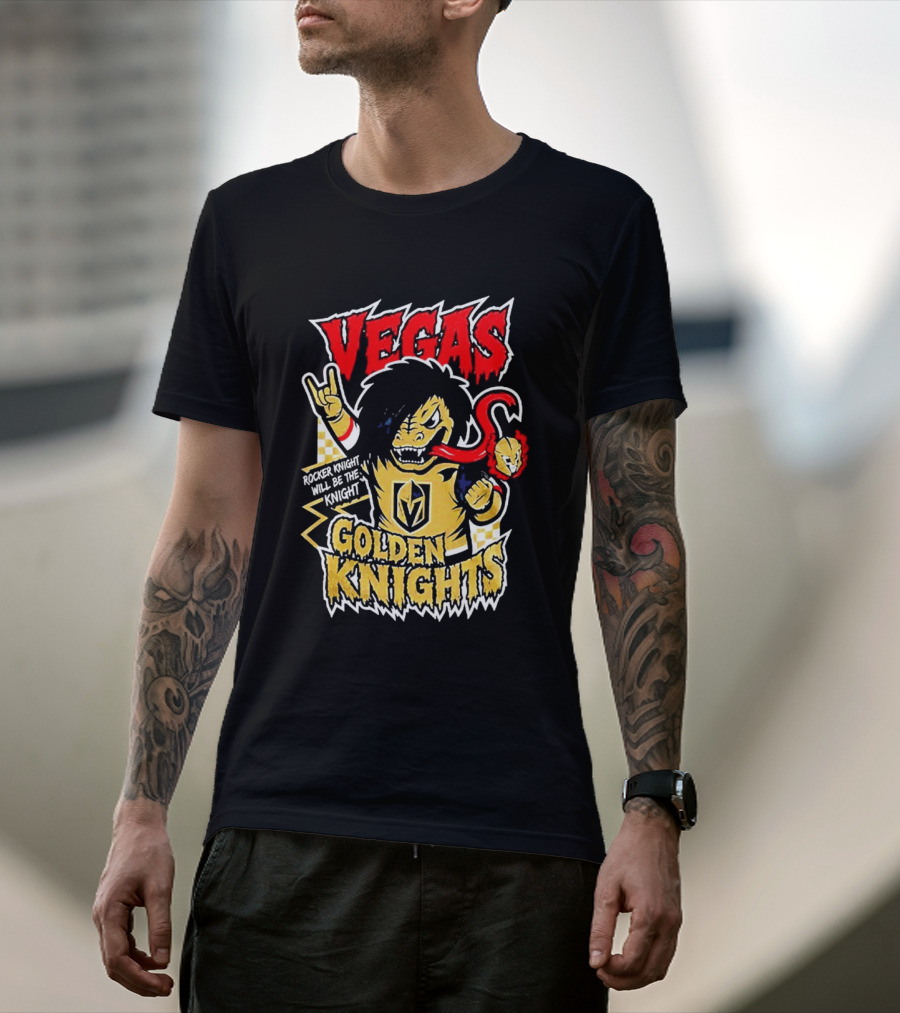 Vegas Golden Knights Rocker Knight Will Be The Knight T-Shirt