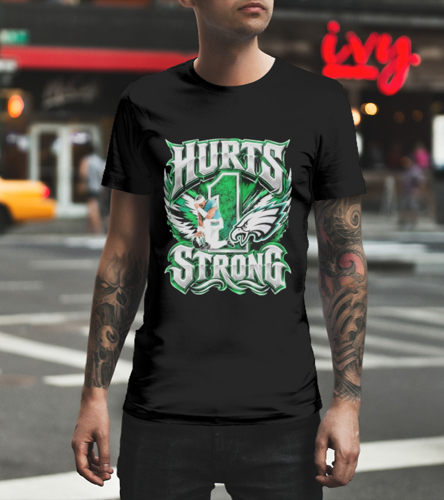 Jalen Hurts Strong Eagles Number 1 T-Shirt