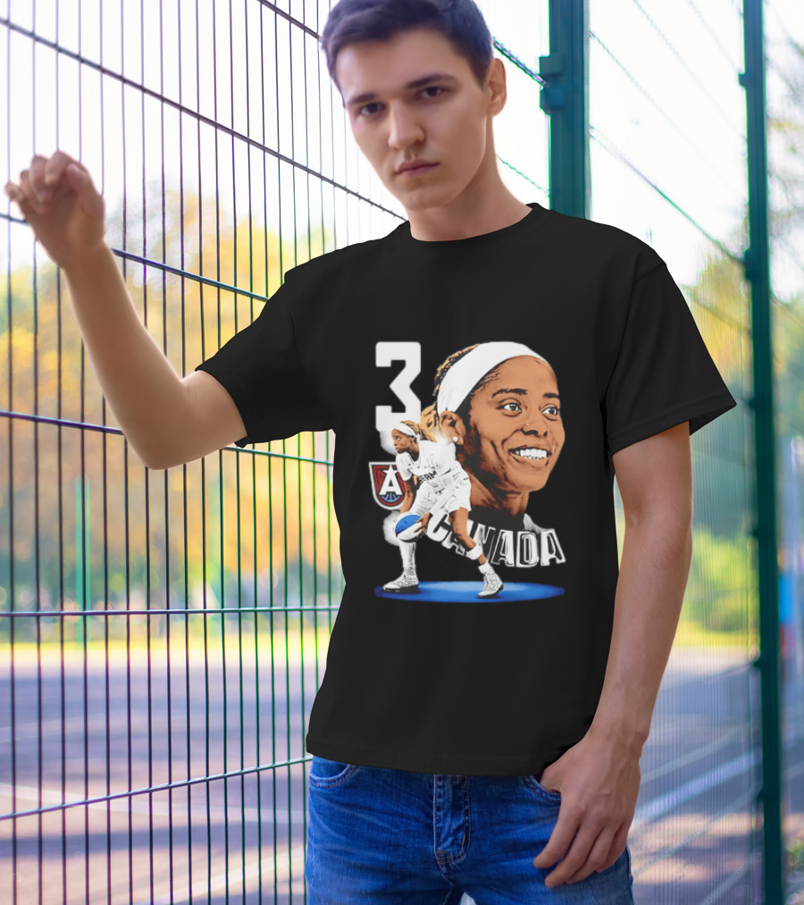 Jordin Canada 3 Atlanta Dream Basketball Star T-Shirt