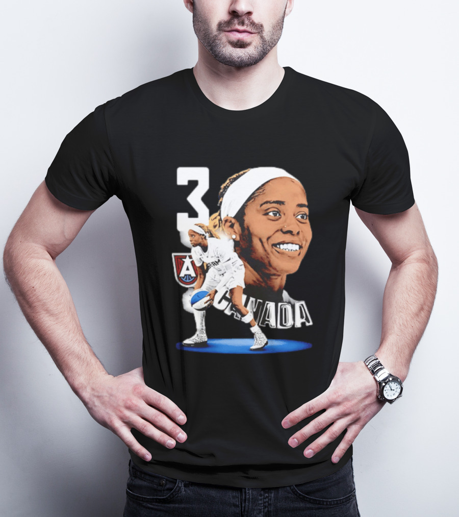 Jordin Canada 3 Atlanta Dream Basketball Star T-Shirt