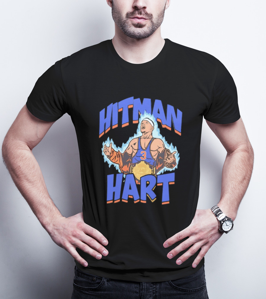 Hitman Hart 3 Basketball Champion T-Shirt