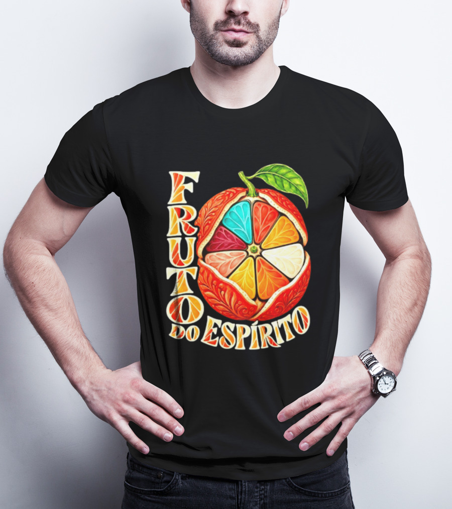 Fruto Do Espírito Colorful Citrus Christian T-Shirt