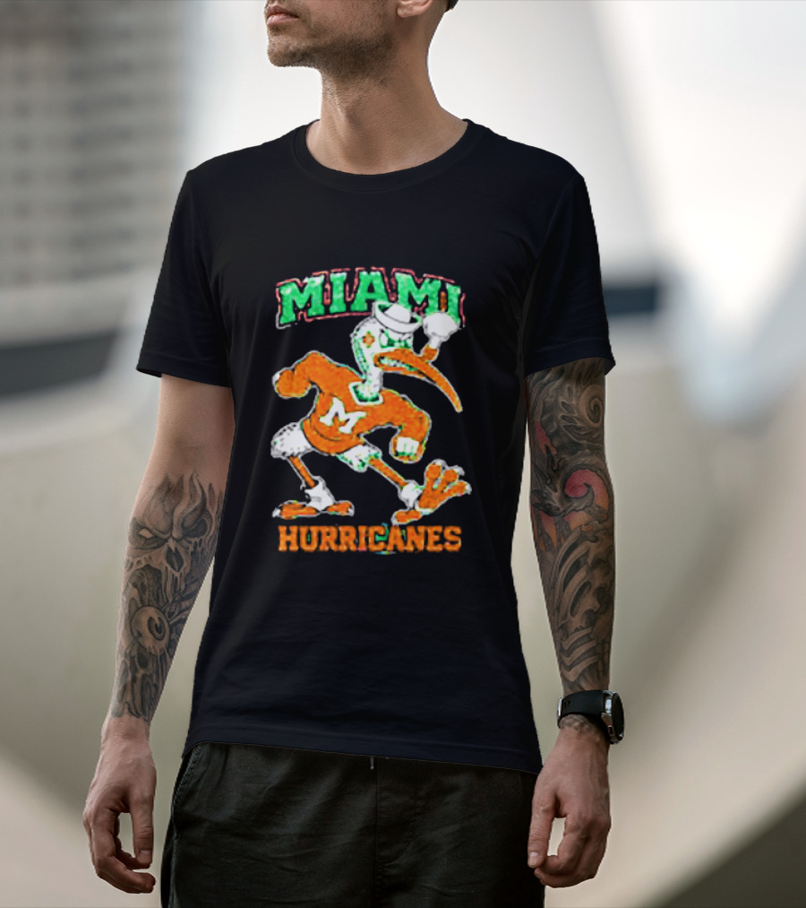 Miami Hurricanes Mascot Sports Team T-Shirt