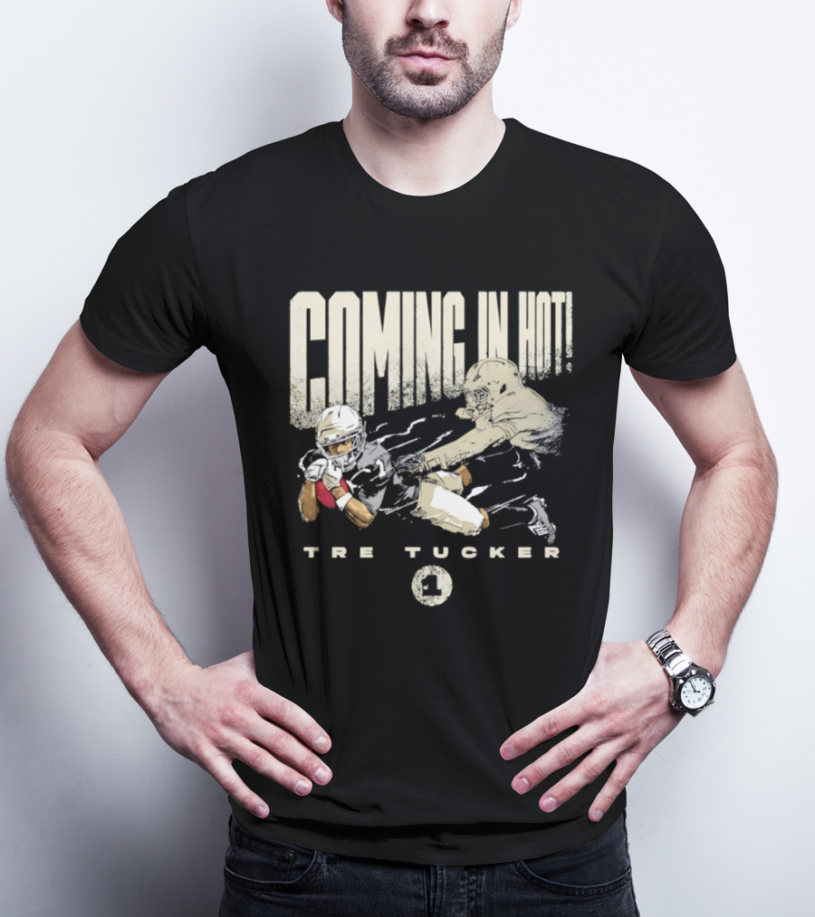 Tre Tucker Coming In Hot Moment Raiders Number 1 T-Shirt