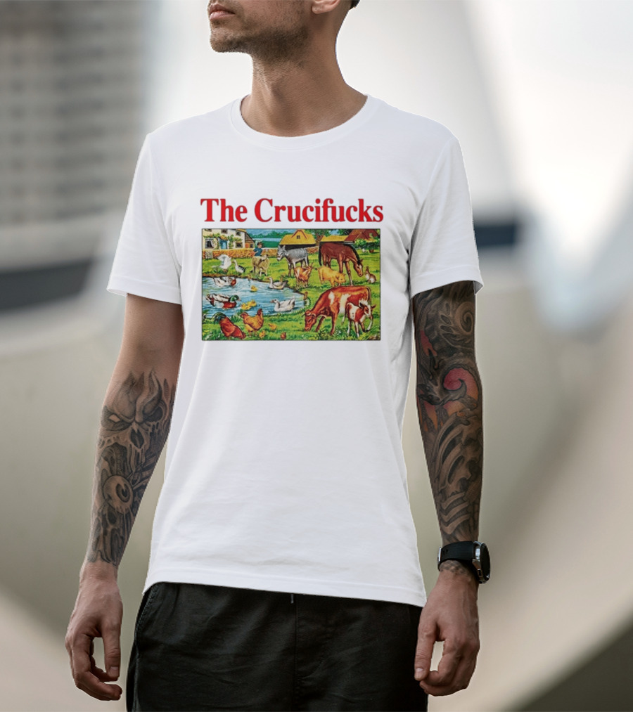 Alternative Tentacles Records The Crucifucks Farmyard T-Shirt