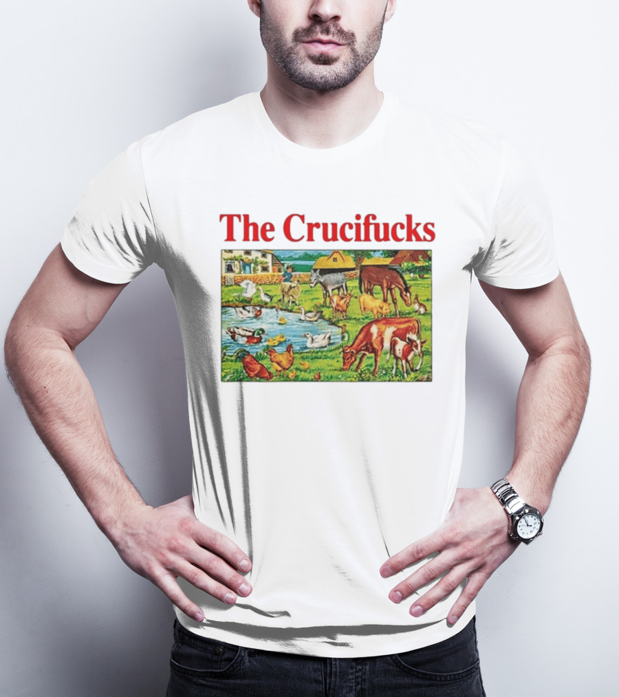 Alternative Tentacles Records The Crucifucks Farmyard T-Shirt
