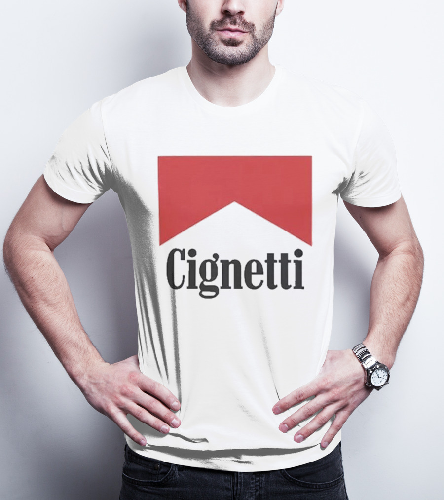 Cignetti Cigarette Red Banner T-Shirt