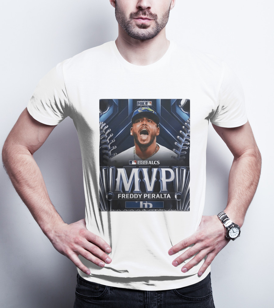 Tampa Bay Rays 2026 ALCS MVP Freddy Peralta MLB T-Shirt