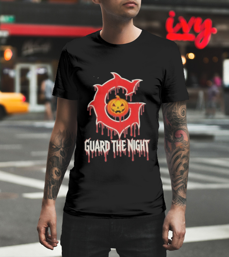 Cleveland Guardians Guard Of The Night Halloween 2026 Pumpkin G T-Shirt