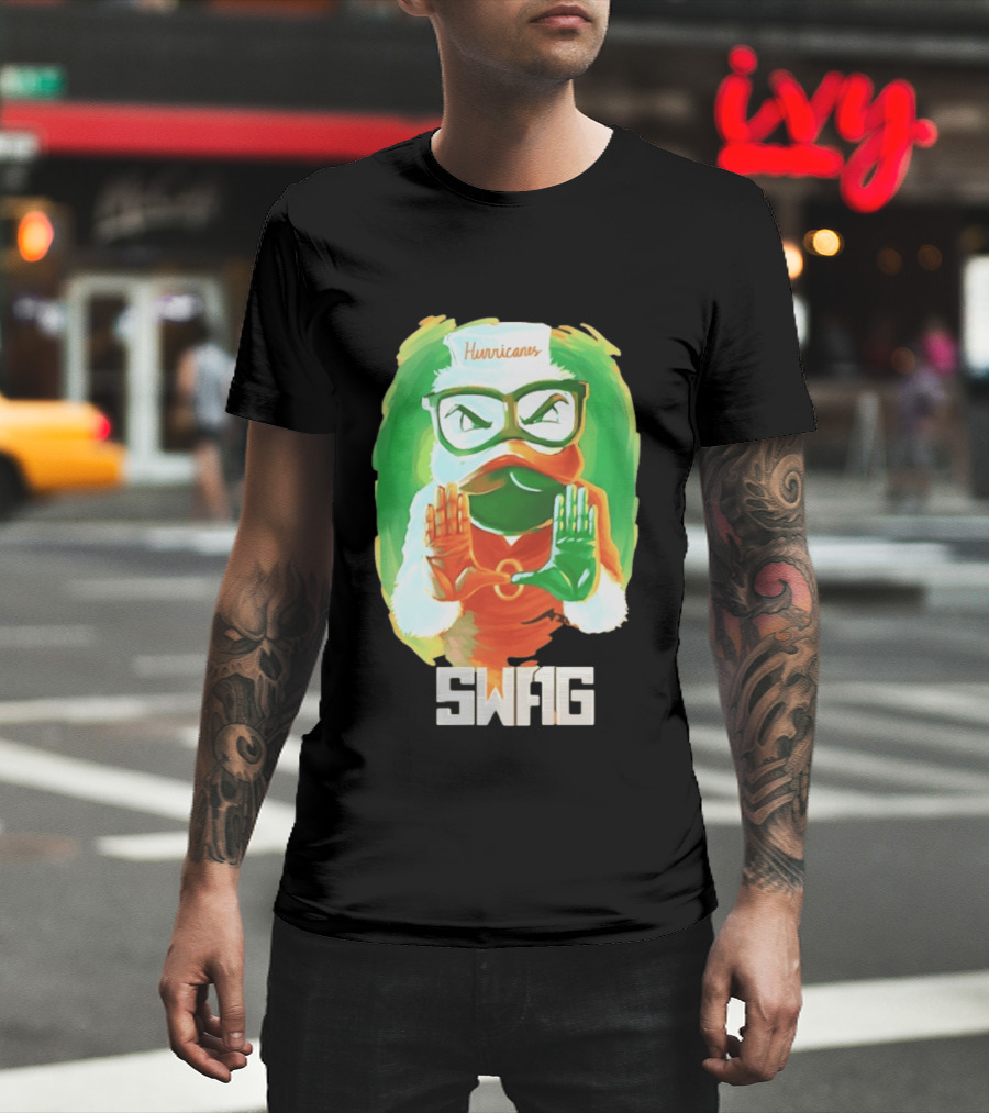 Miami Hurricanes Sebastian Hurricane U Swag T-Shirt