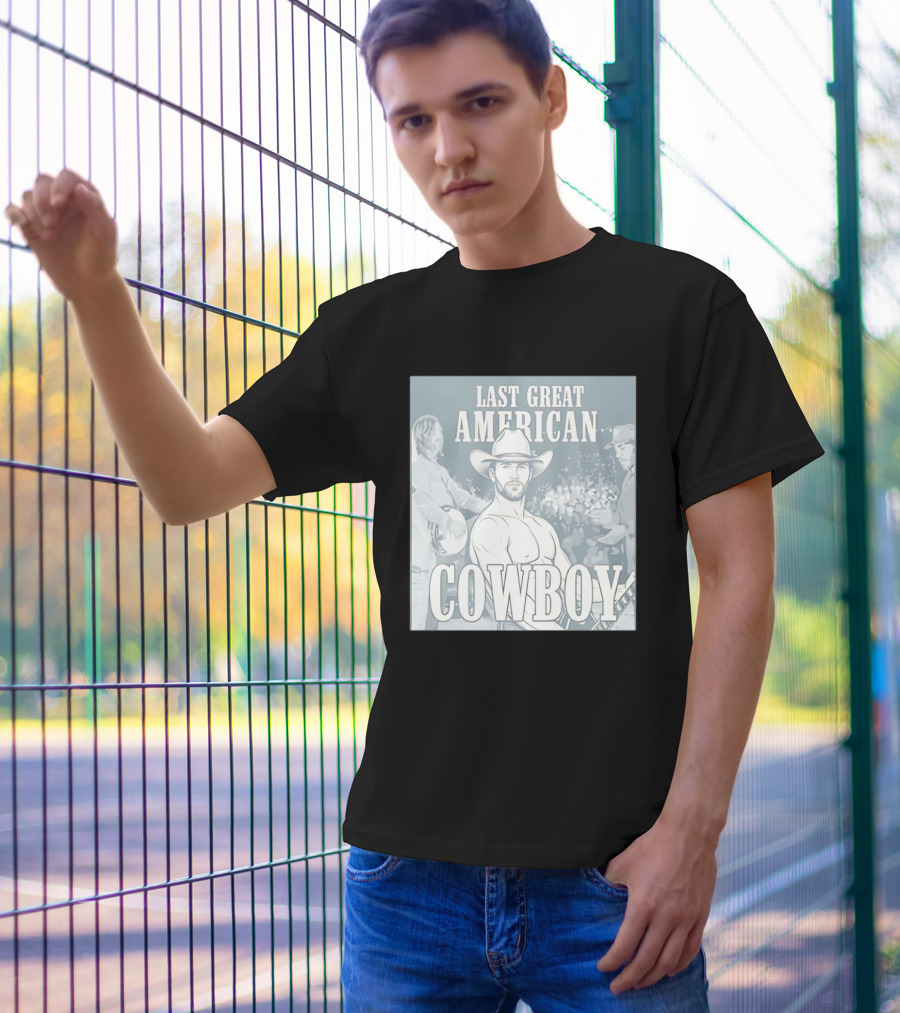 Noah Le Gros Last Great American Cowboy Zach Bryan Concert T-Shirt
