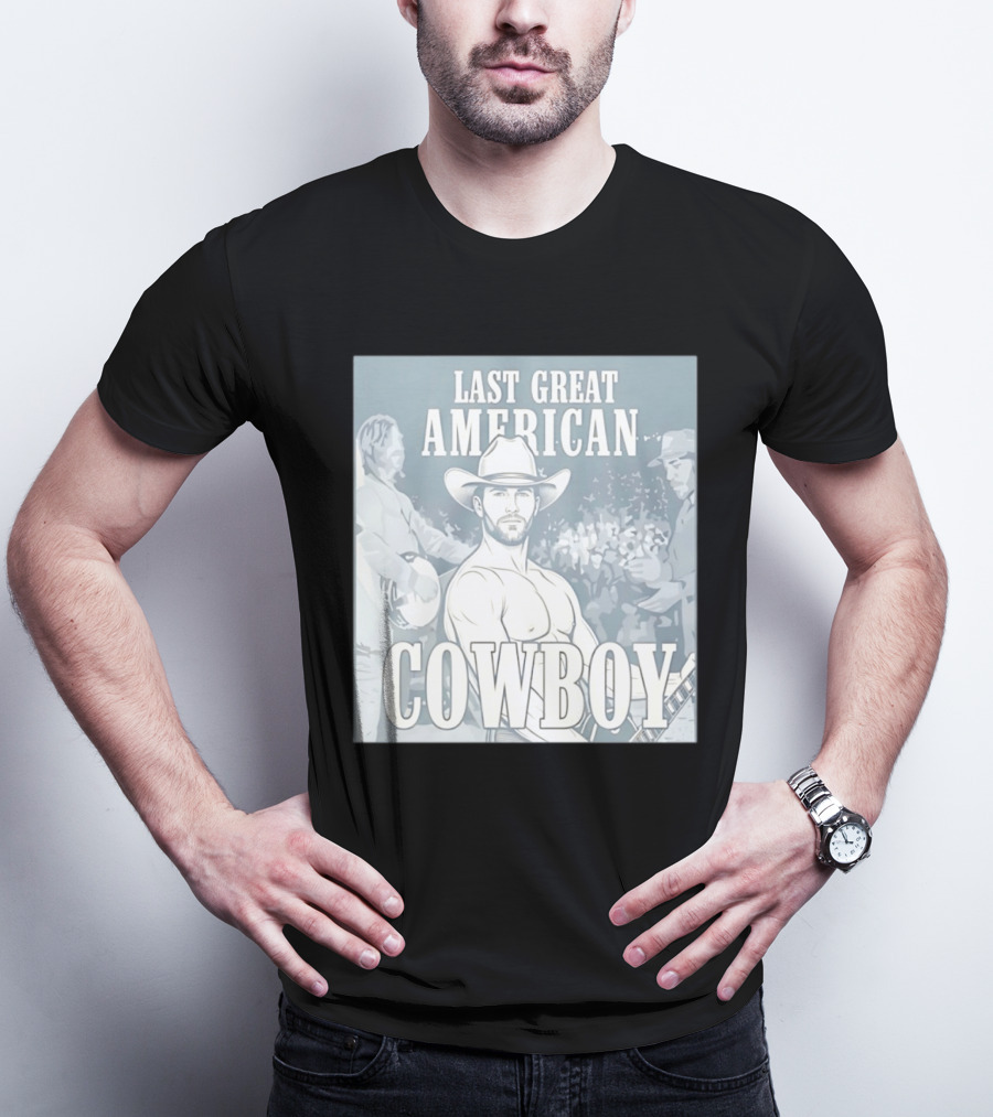 Noah Le Gros Last Great American Cowboy Zach Bryan Concert T-Shirt