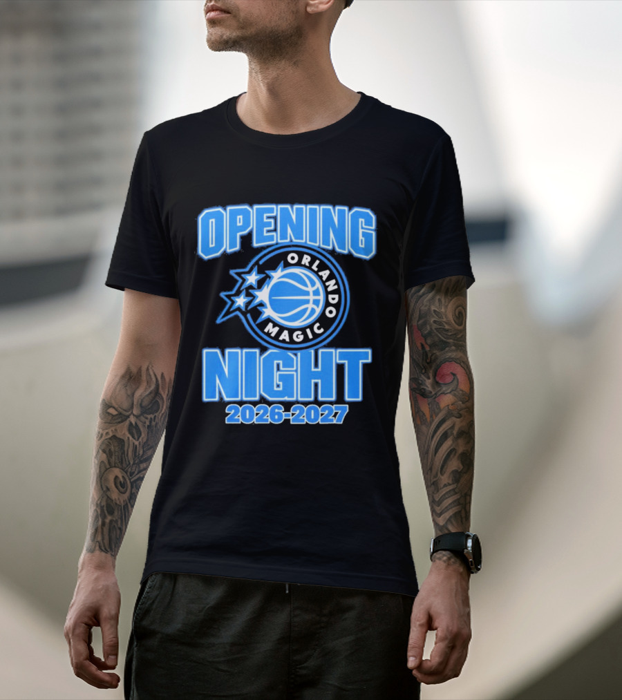Opening Night 2026 2027 Orlando Magic Basketball Event T-Shirt