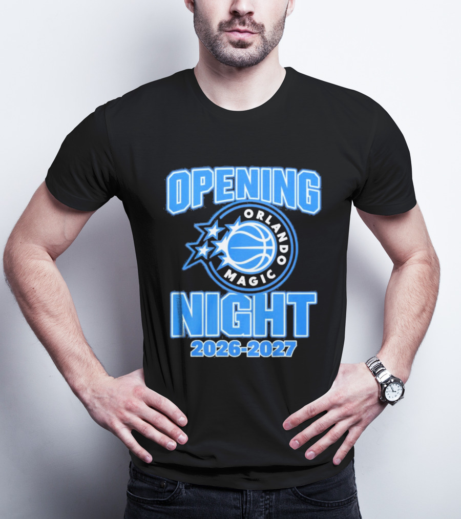 Opening Night 2026 2027 Orlando Magic Basketball Event T-Shirt