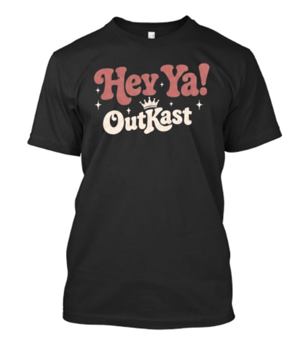 OutKast Hey Ya Crown Retro Hip Hop Nostalgia T-Shirt