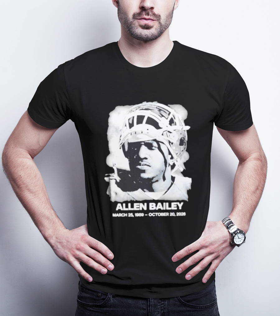 Rest In Peace Allen Bailey March 25 1989 October 20 2026 T-Shirt