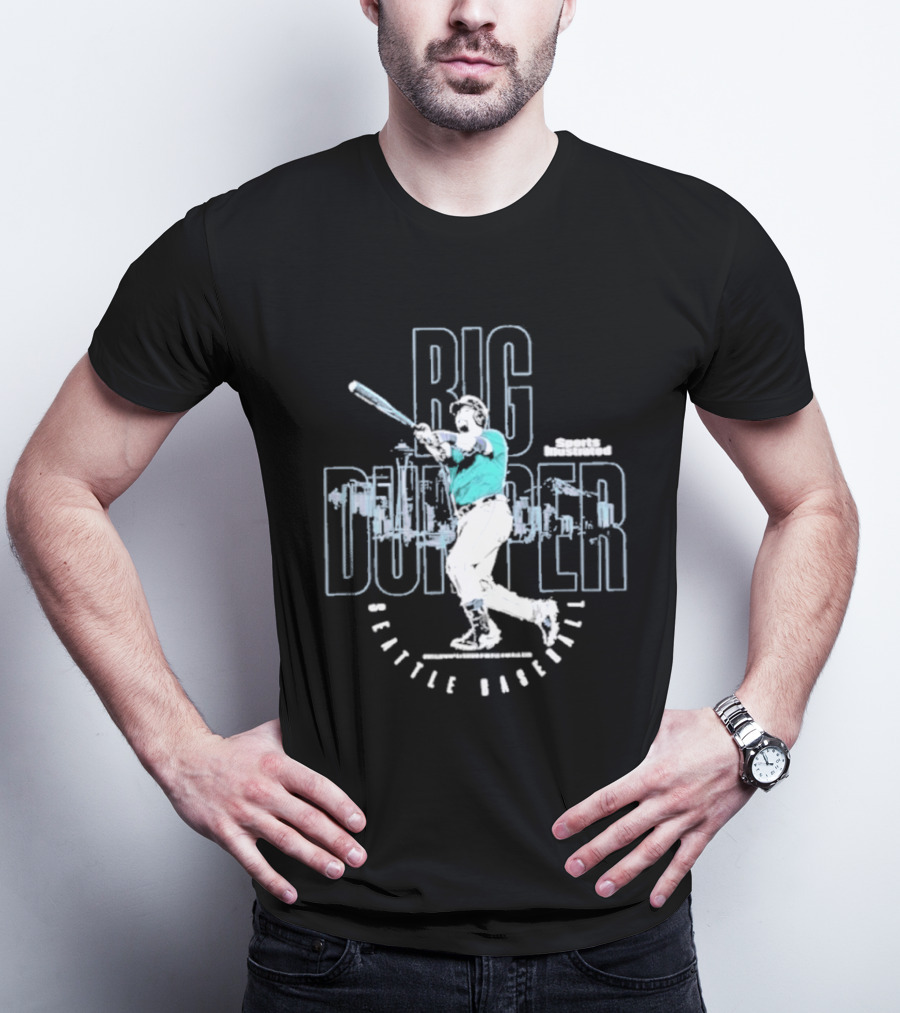 Seattle Baseball Big Dumper Cal Raleigh Mariners Sports Illustrated T-Shirt