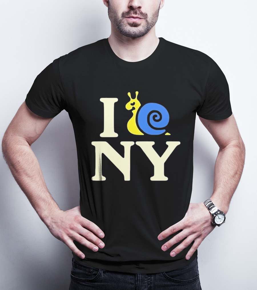 I Snail NY Playful Twist On Iconic NYC T-Shirt