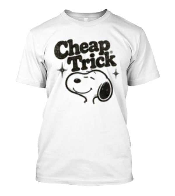 Cheap Trick Snoopy Checkered Christmas Rock Lovers T-Shirt