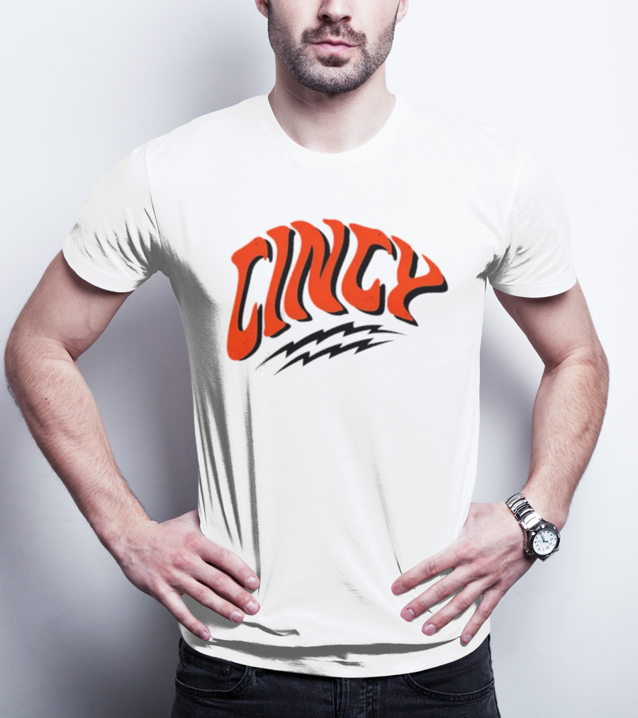 Cincy Warped Cincinnati Bengals Football Team Spirit T-Shirt