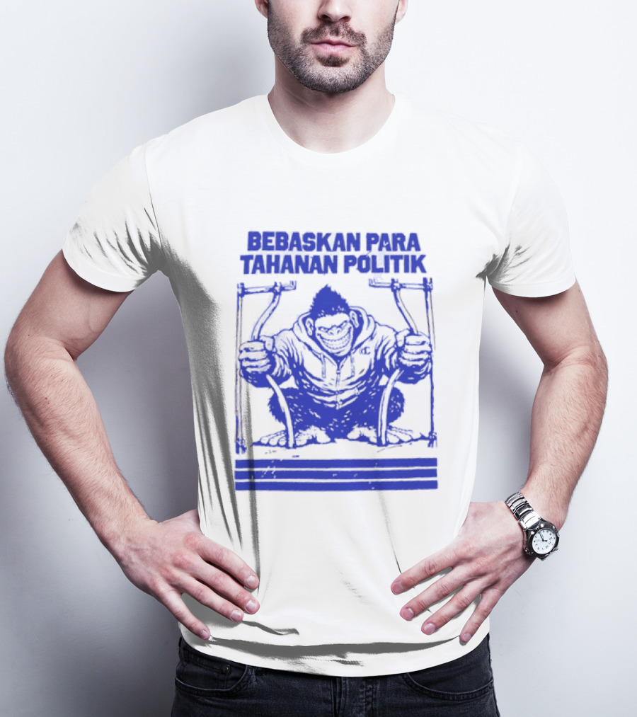 Gorilla Bebaskan Para Tahanan Politik Aktivisme Sosial Pembebasan T-Shirt