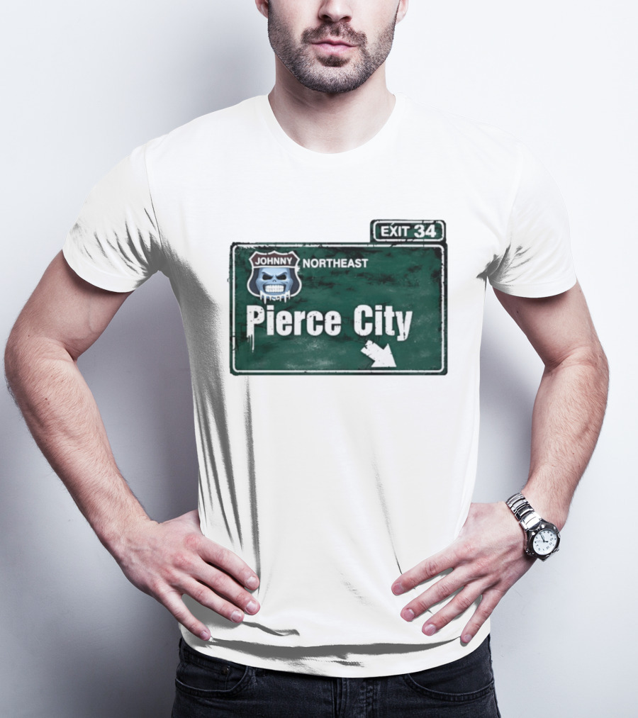 Johnny Northeast Pierce City Exit 34 T-Shirt