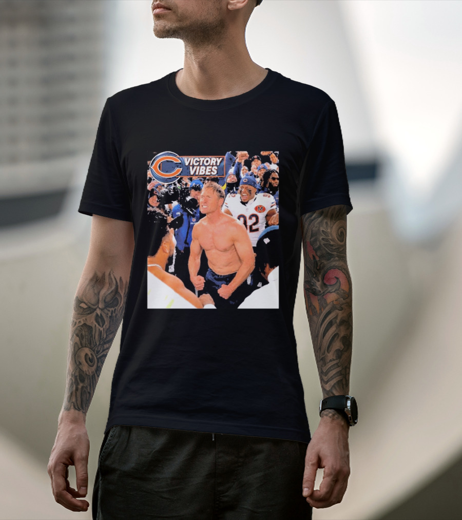 Chicago Bears Victory Vibes Ben Johnson Less 2026 T-Shirt