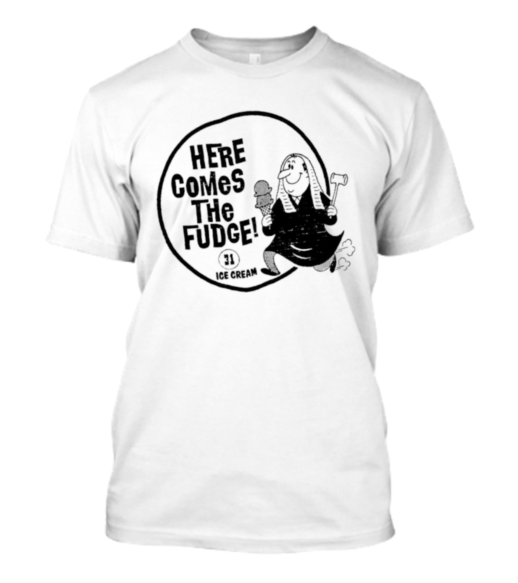 Baskin Robbins Here Comes The Fudge 31 Ice Cream T-Shirt