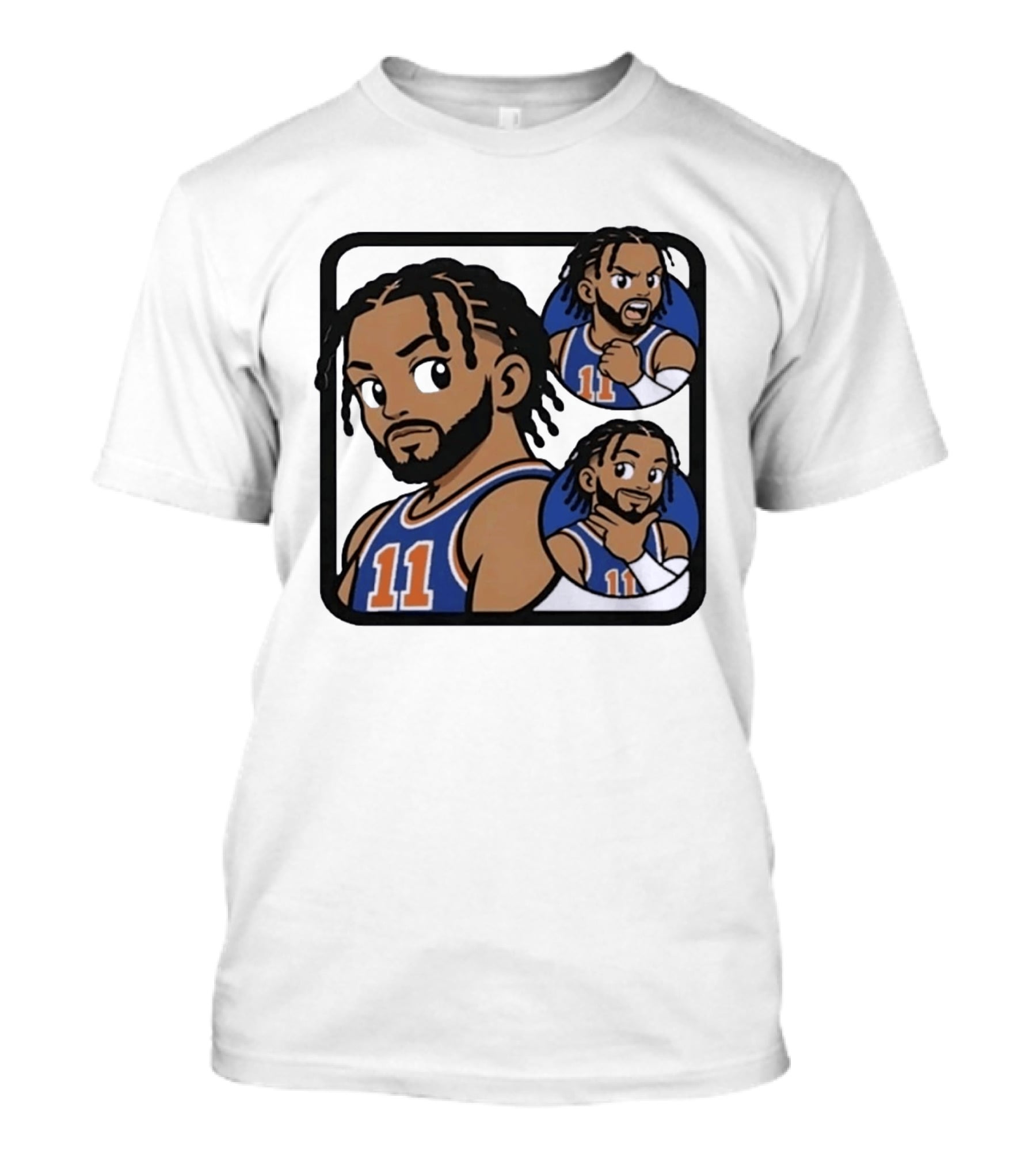 Jalen Brunson Anime Knicks Basketball 11 T-Shirt