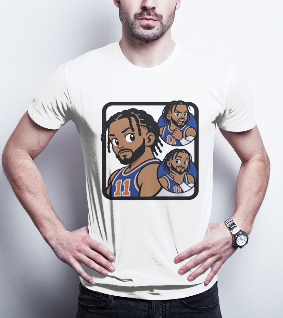 Jalen Brunson Anime Knicks Basketball 11 T-Shirt